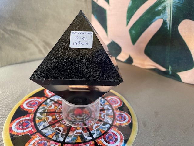 Octaëder Zwart Shungit 12,5 cm nr 1: bevat Tensor Orgonite ...